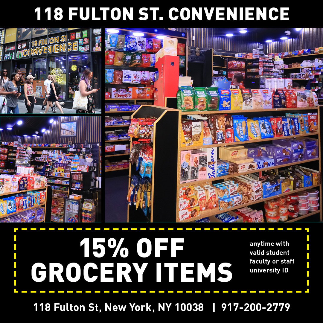 Just Around the Corner: 118 Fulton St. Convenience « Campus Clipper